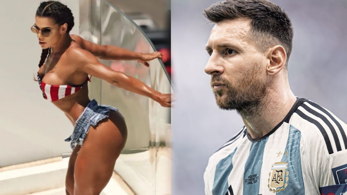 Lionel Messi-crazy Miss Bum Bum: लियोनेल मेसी की क्रैजी फैन मिस बमबम... अर्जेंटीना फीफा वर्ल्ड ...