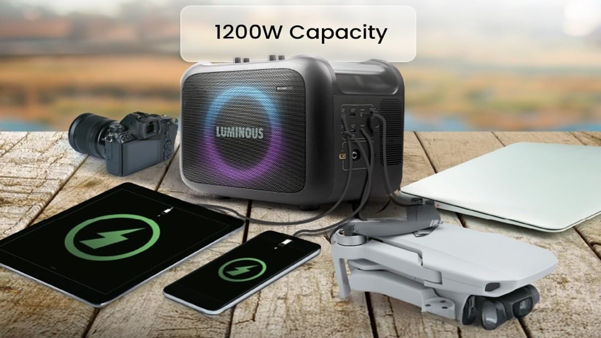 Luminous Edge GO 1500: छोटा सा Power Station चला देगा पूरा घर! 90 मिनट ...