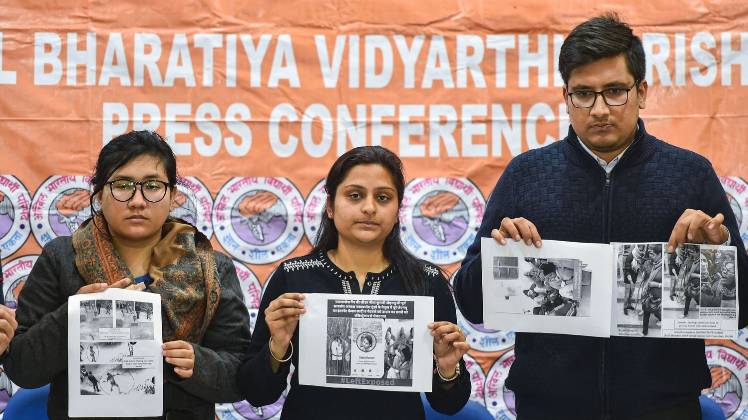 ABVP ने जारी किए JNU हिंसा के 8 वीडियो, कहा- डी राजा की बेटी भी हमले ...