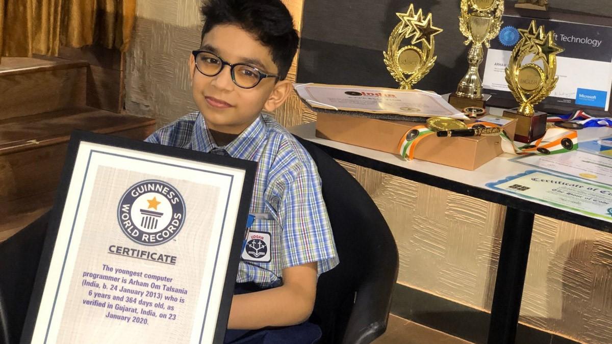 अहमदाबाद: 6 साल का अरहम बना दुनिया का सबसे छोटा कम्प्यूटर प्रोग्रामर ...