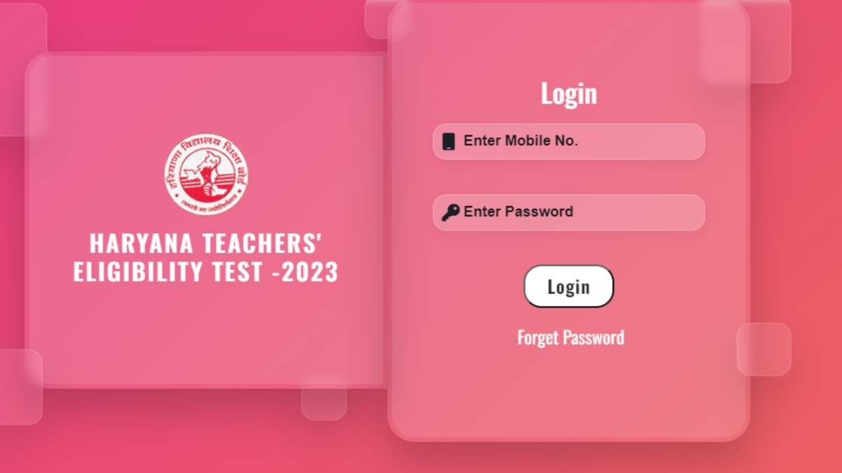 HTET Admit Card 2023: जारी हुआ हरियाणा टीईटी का एडमिट कार्ड, इस लिंक से डाउनलोड करें - HTET 2023 ...