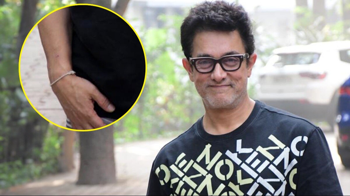 Aamir Khan ने हाथ में बांधा खास धागा, धर्म से नहीं खास प्रोजेक्ट से है कनेक्शन! - aamir khan ...