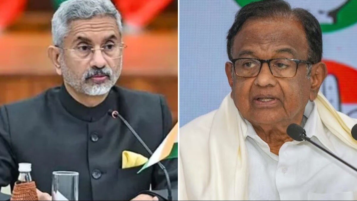'लोग कितनी जल्दी रंग बदल लेते हैं... इतिहास में दर्ज होगा', जयशंकर पर चिदंबरम का पलटवार ...