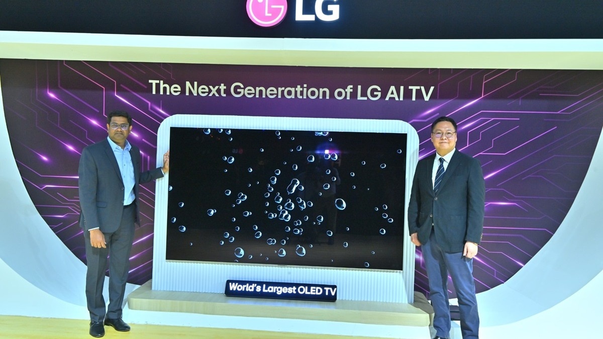 LG ने लॉन्च किया AI फीचर वाला दुनिया का सबसे बड़ा OLED TV, कीमत है 20 लाख रुपये से ज्यादा - LG ...