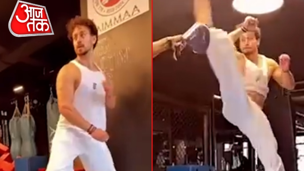 Tiger Shroff Kick Boxing Video: टाइगर श्रॉफ की किक बॉक्सिंग, इंटरनेट पर ...