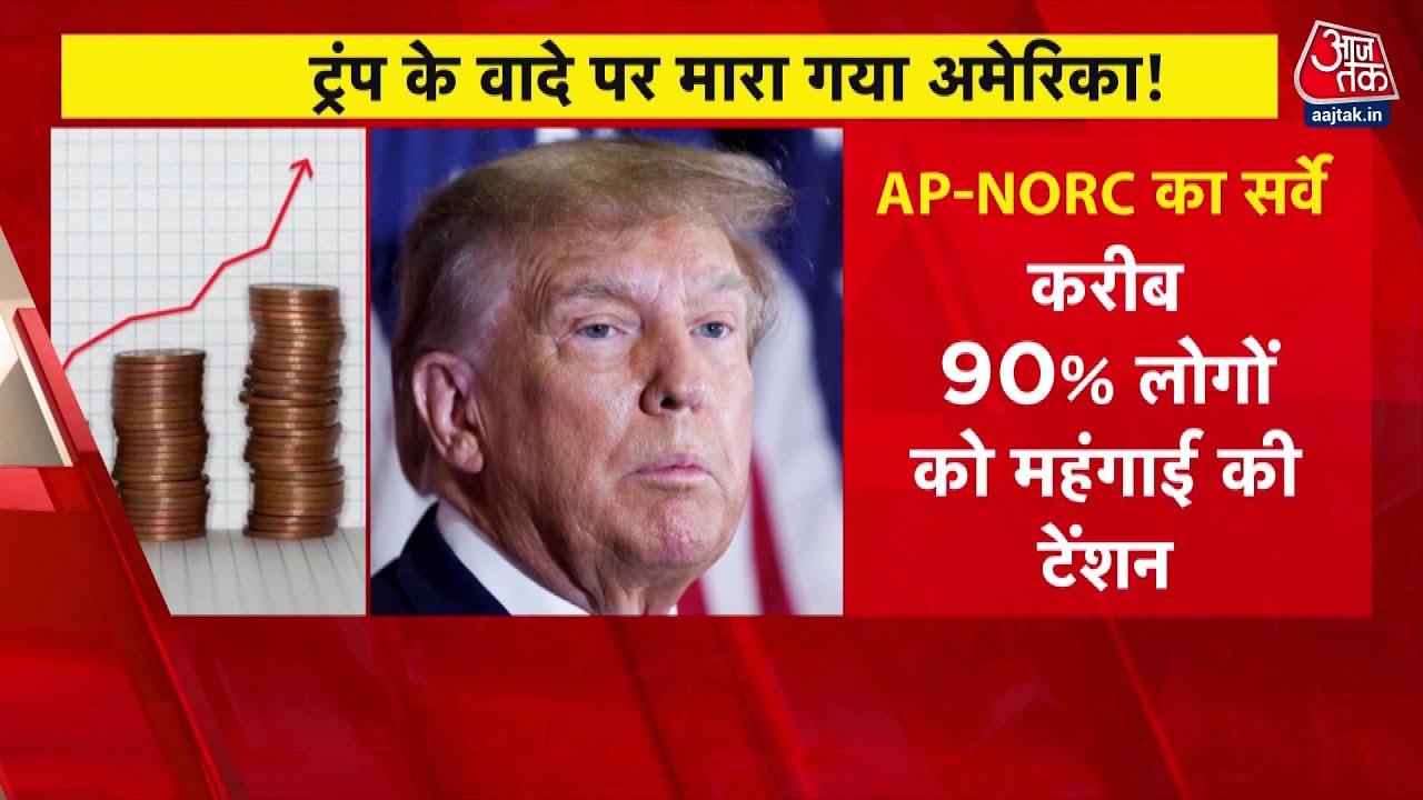 ट्रंप की नीतियों से अमेरिका में महंगाई का कहर, मंदी का खतरा! - World AajTak