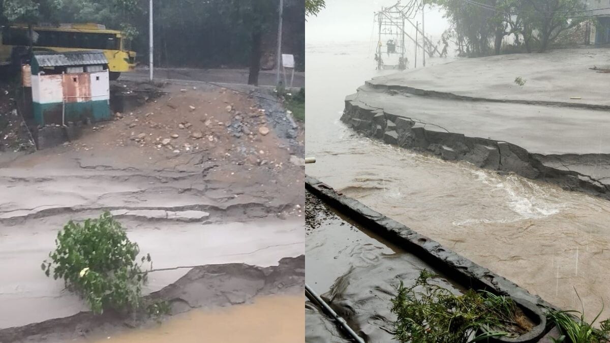 Live: पुल बहे-सड़कें बनीं तालाब... हिमाचल, उत्तराखंड से दिल्ली-NCR तक ...