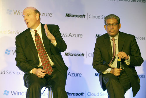 Microsoft CEO addresses media - IN THE NEWS BusinessToday