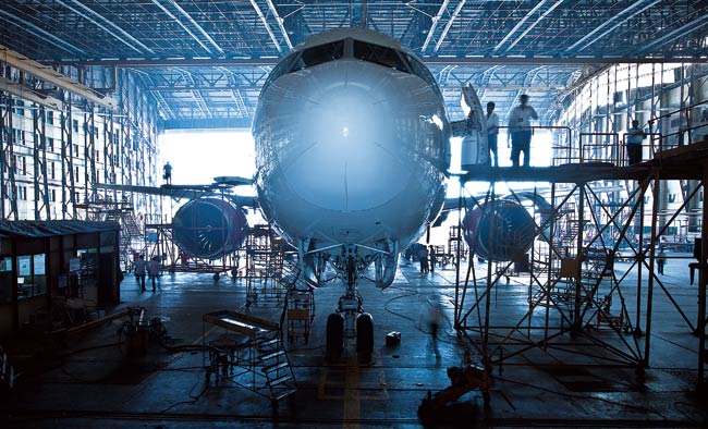 Air India MRO facility in Mumbai