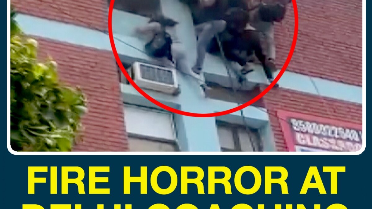 Students Jump Off The Building In Delhi's Mukherjee Nagar To Escape The ...