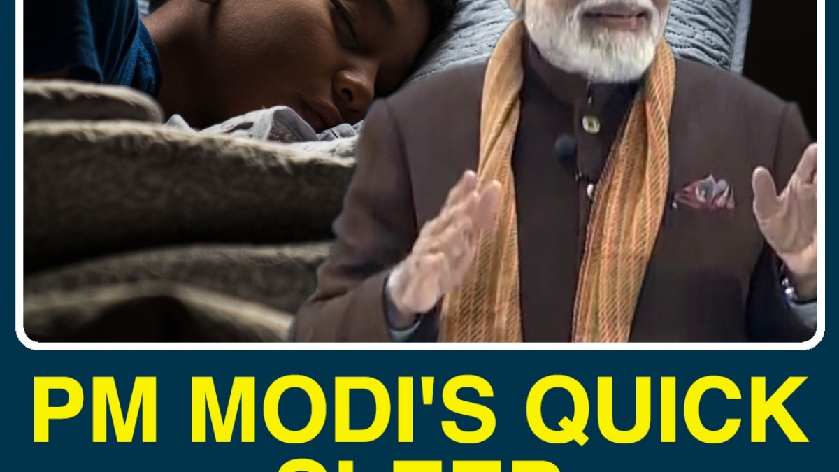 "I Fall Asleep Within 30 Seconds Of Going To Bed", Says PM Modi At ...