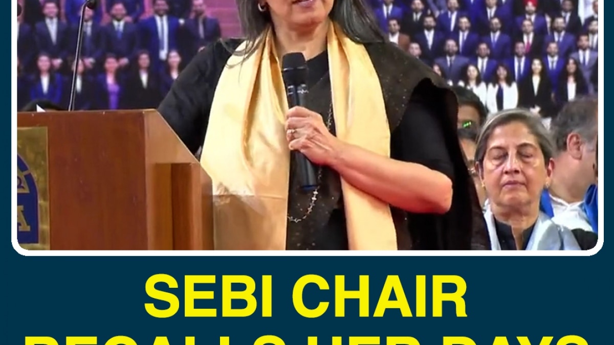 SEBI Chairperson Narrates Her Experience Of Being A Student At India's ...