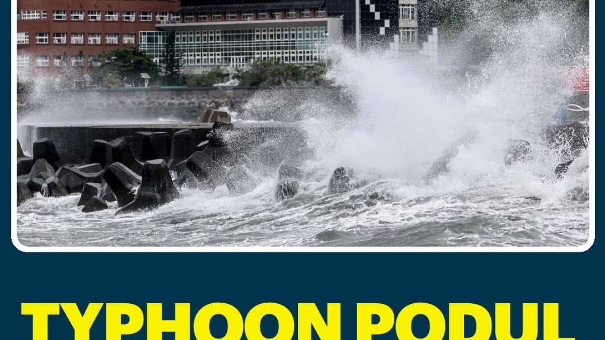 Taiwan Braces For Typhoon Podul: Evacuations, Shutdowns, And Fierce ...