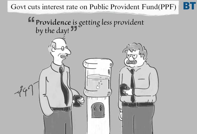Cartoon: PPF Rate Cut - BusinessToday