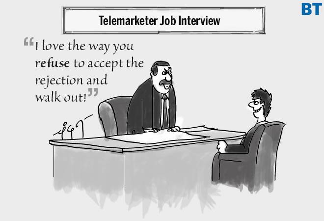 Cartoon: Telemarketer Job Interview - BusinessToday