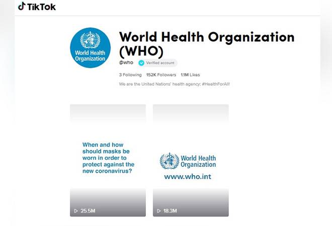 WHO debuts on TikTok to quell fake information on coronavirus ...