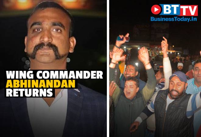 Wing Commander Abhinandan Varthaman returns home - News Reel BusinessToday