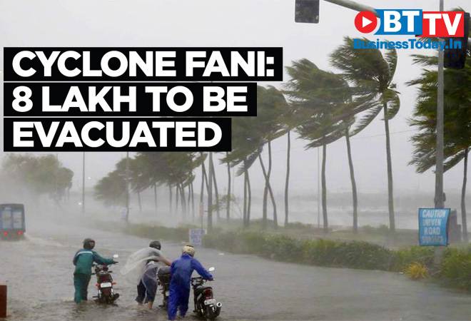 Cyclone Fani gathers pace, mass evacuations of 8 lakh people under way