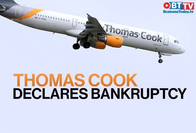Thomas Cook declares bankruptcy after last effort to raise funds fails