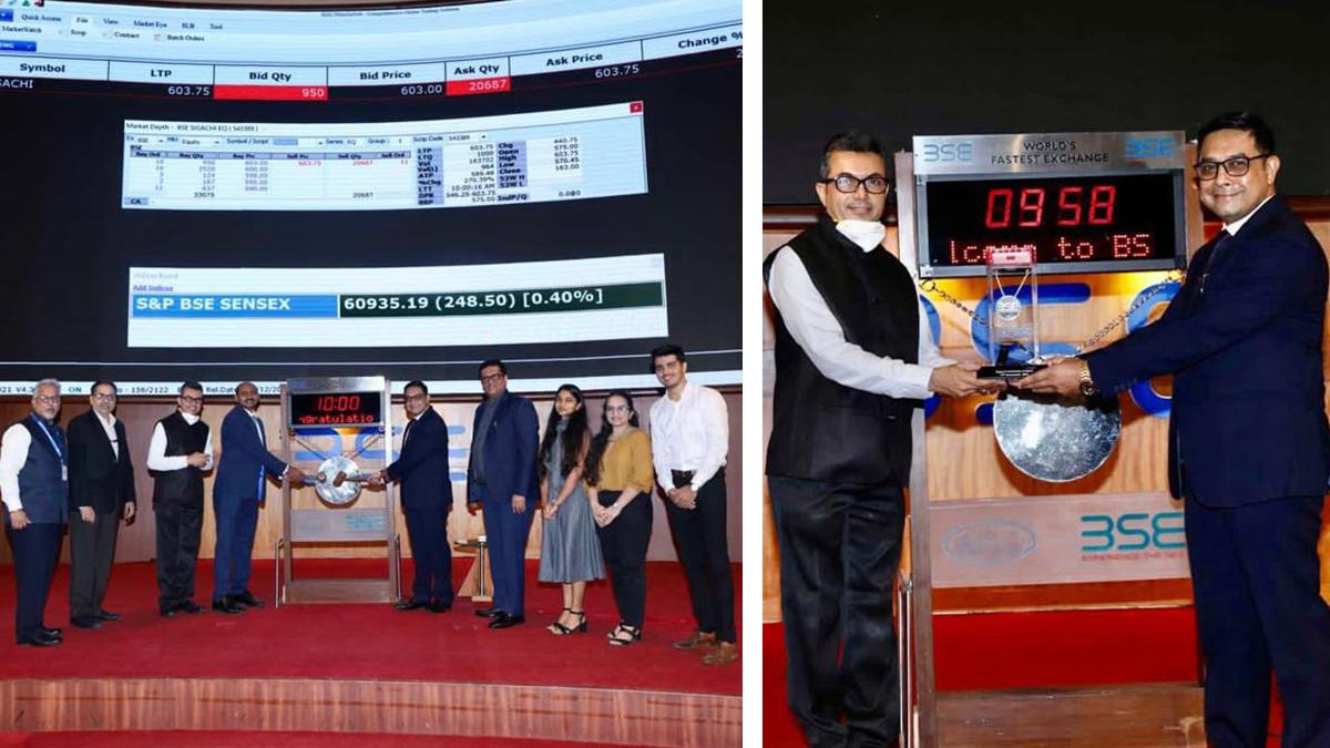 Sigachi rides the IPO mania on D-Street with blockbuster Debut