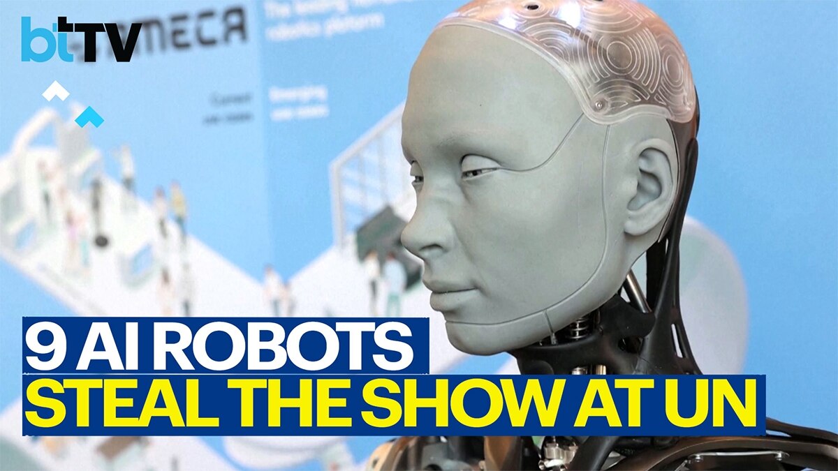 UN Tech Agency Rolls Out Human-looking Robots For Questions At A Geneva ...