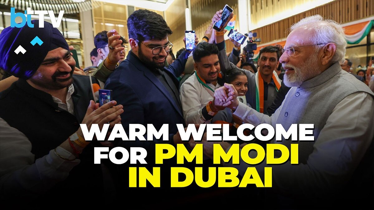 'Modi, Modi' Chants In Dubai As Prime Minister Arrives In Dubai For ...