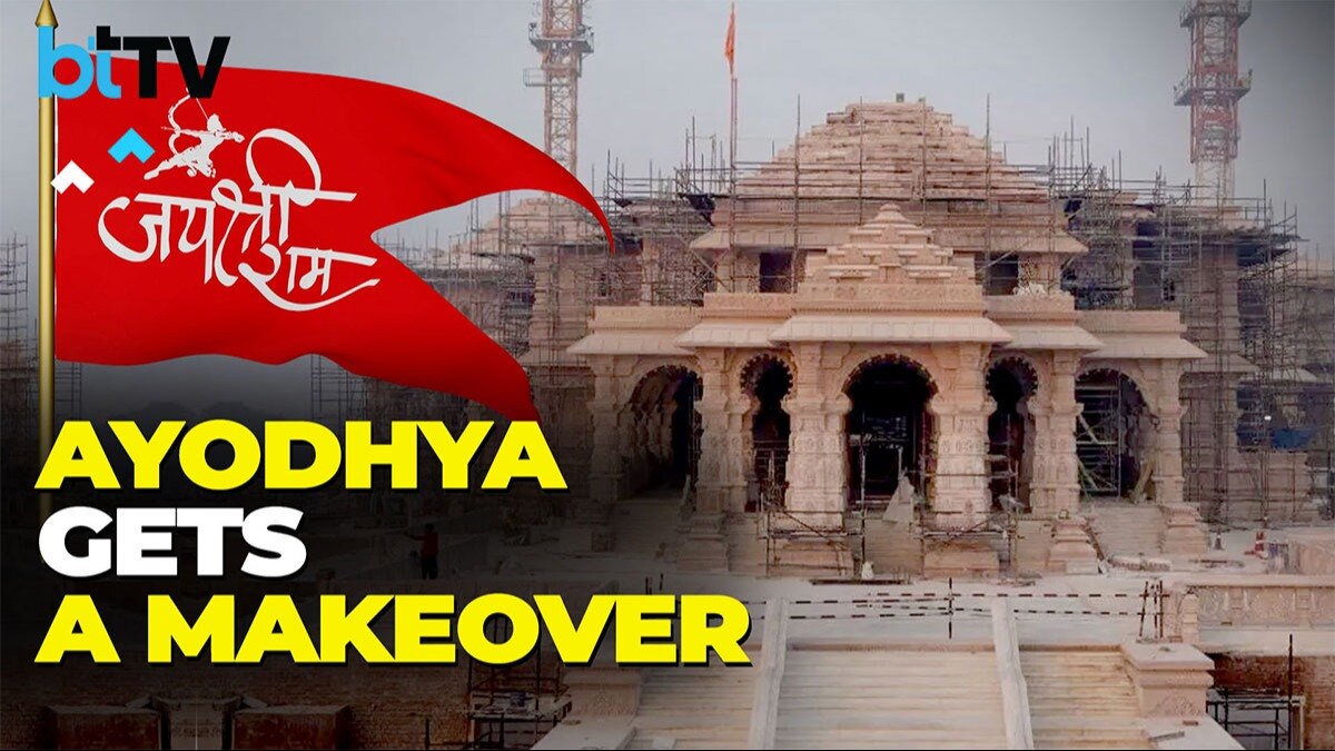 Beautification At Ram Path Underway Ahead Of Ram Temple Inauguration In ...