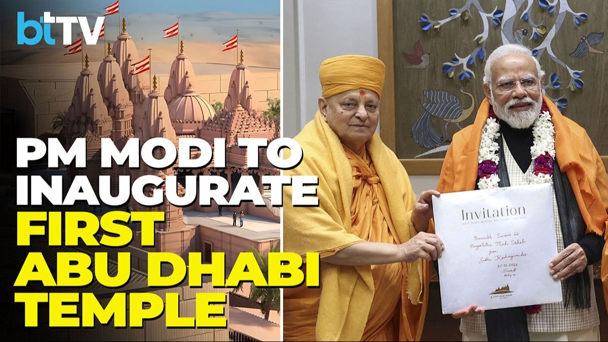 Sneak Peek: Footage Of Abu Dhabi's Upcoming Hindu Temple Before Grand ...