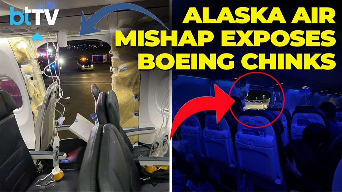 Boeing Faces Scrutiny After Alaska Air Window Blowout