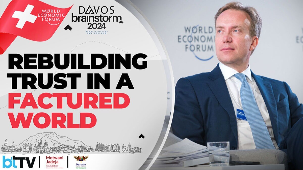 #DavosBrainstorm2024: Conversation With Borge Brende, President, WEF