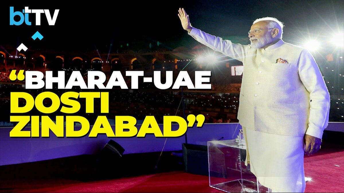 PM Narendra Modi Hails India-UAE Friendship At ‘Ahlan Modi’ Event In ...