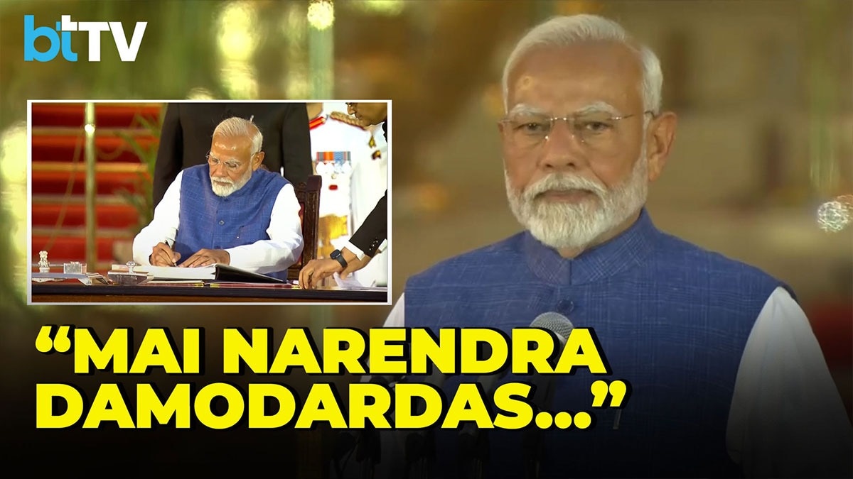 “Mai Narendra Damodardas Modi…” Takes Oath As Prime Minister For The ...