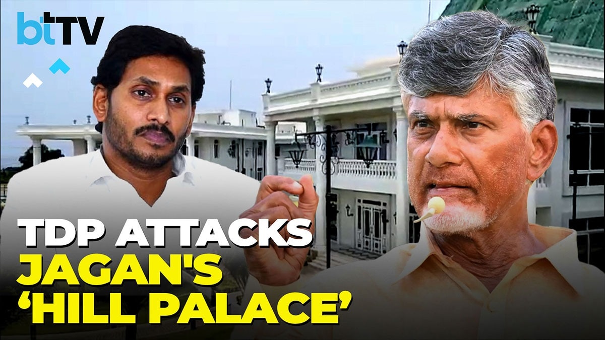 TDP Accuses Ex-CM Jagan Reddy Of Secretly Building ₹500-Crore Hilltop Palace In Vizag