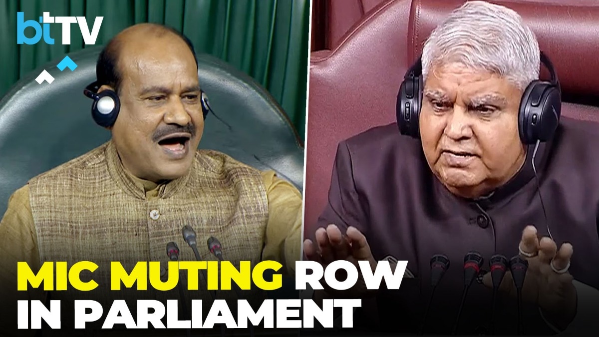 V-P Jagdeep Dhankhar & Speaker Om Birla Fume Over Accusations Of Muting ...