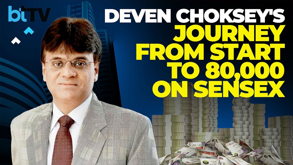 Deven Choksey's Journey From Start To 80,000 On Sensex - MARKET TODAY ...