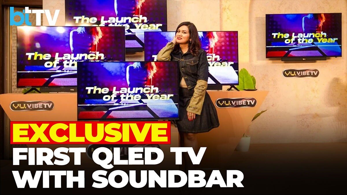Vu Televisions Launches VU VIBE QLED TV With Integrated Soundbar For ...