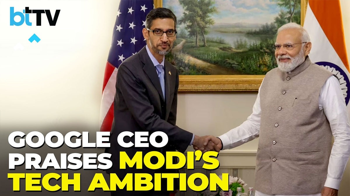 'PM Modi Pushed Us To Make In India': Google CEO Sundar Pichai Applauds Digital India Vision