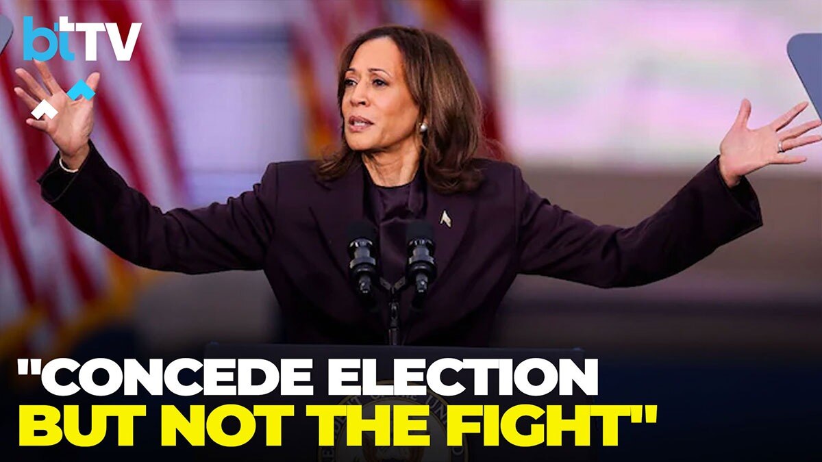Kamala Harris Concedes Defeat, Calls For Continued Fight After Trump's ...