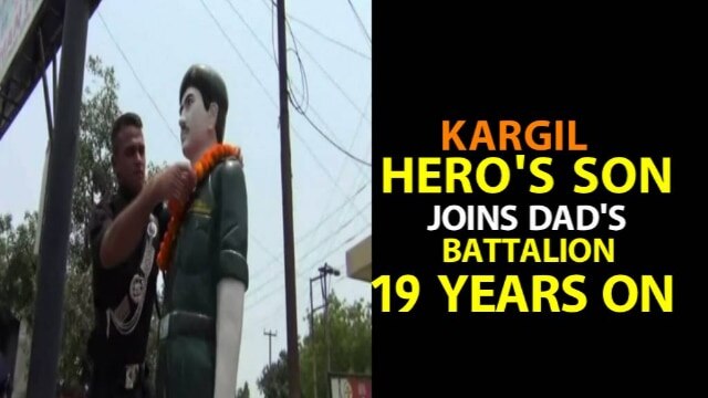 Lieutenant Hitesh Kumar joins his father - India Today