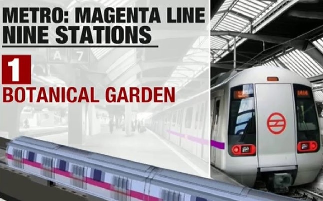 Inside Delhi Metro's futuristic Magenta Line connecting South Delhi ...