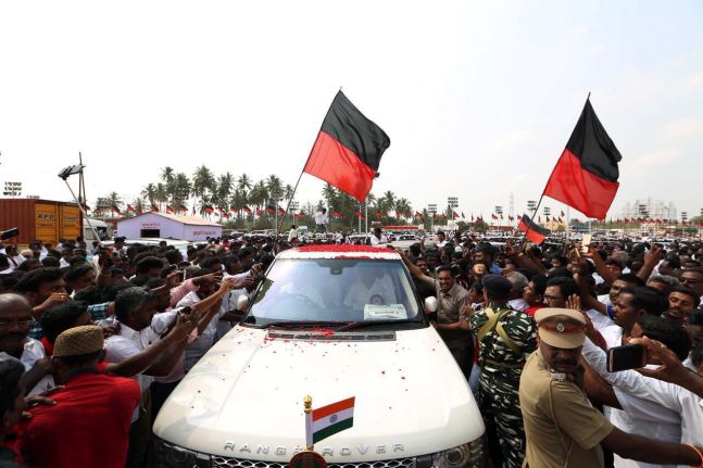 DMK displays massive show of strength at regional conference in Tamil ...