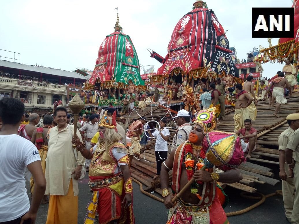 In pics: Jagannath rath yatra begins in Puri, PM Modi wishes people ...