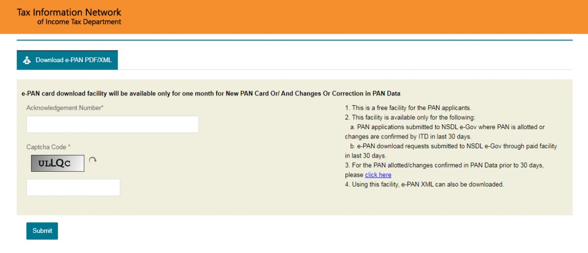 How to download electronic PAN card: Step by step guide - India Today
