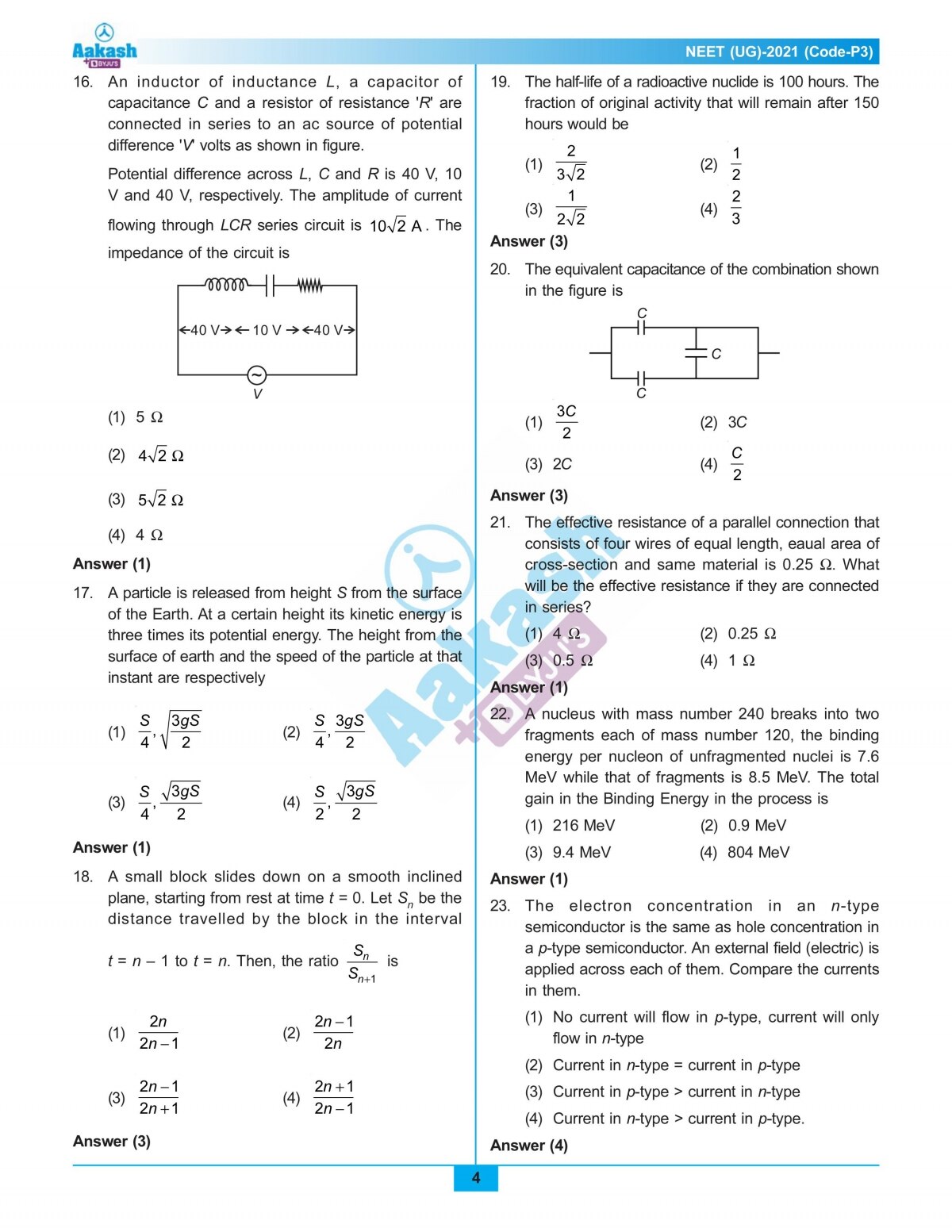 NEET UG 2021 Full Question Paper With Solutions India Today NEET UG 2021 Full Question Paper With Solutions India Today