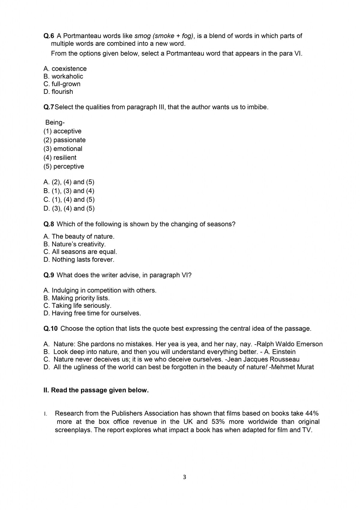 CBSE Class 10 Term 1 Board Exam 2022 English Sample Paper With CBSE Class 10 Term 1 Board Exam 2022 English Sample Paper With