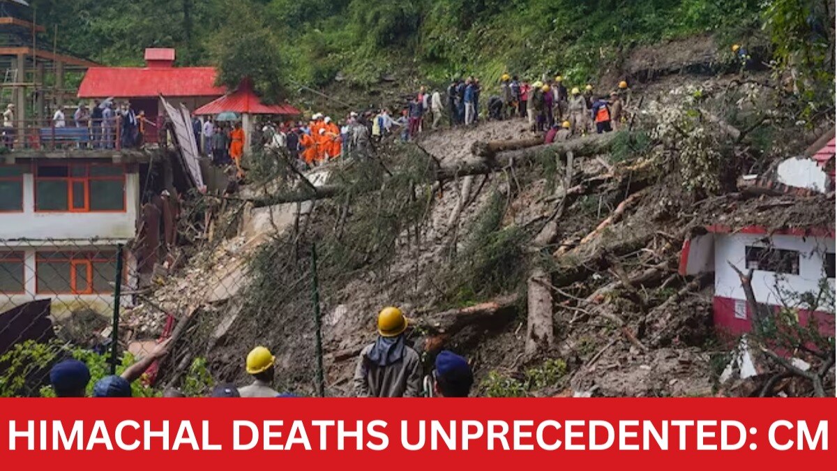 Loss of lives unprecedented: Sukhvinder Singh Sukhu on Himachal rain fury - India Today