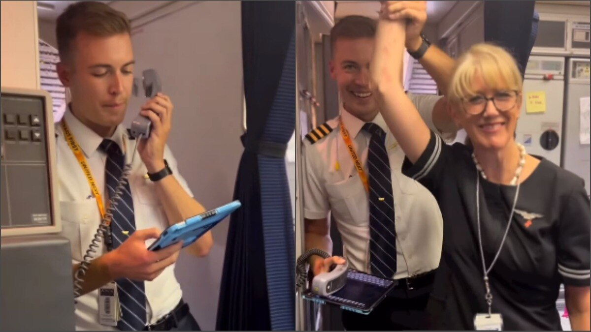 Pilots Heartwarming Surprise For Flight Attendant Mom Goes Viral Hes