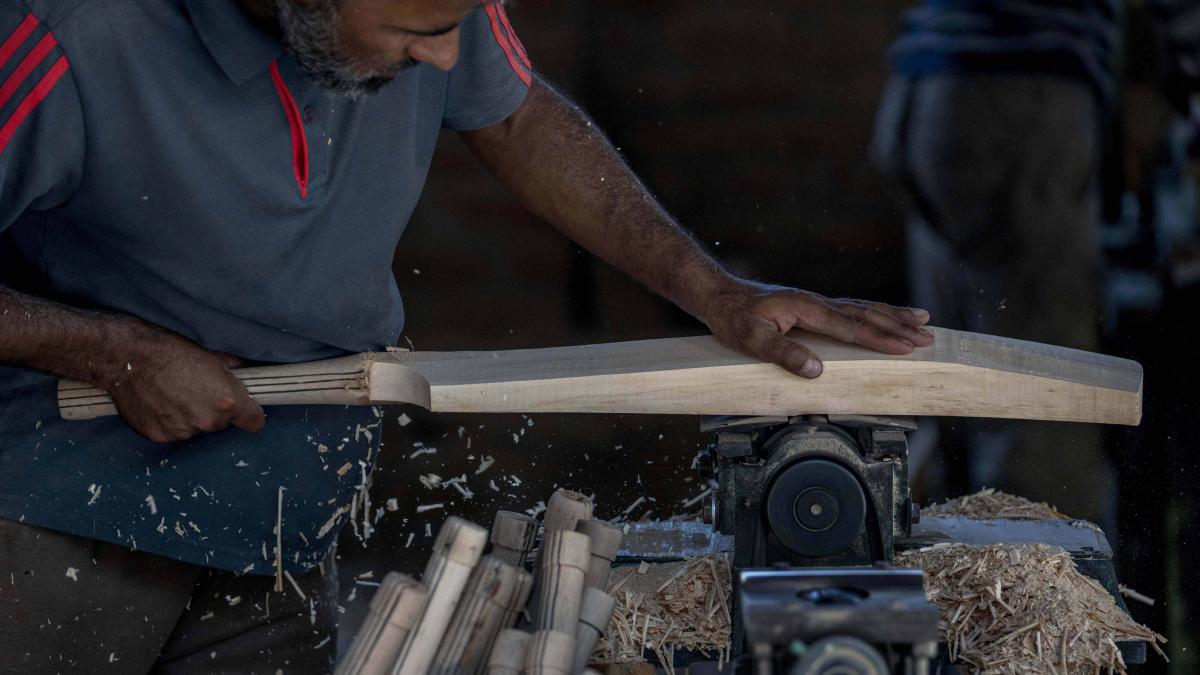 The making of Kashmiri willow cricket bats | IN PICS - India Today