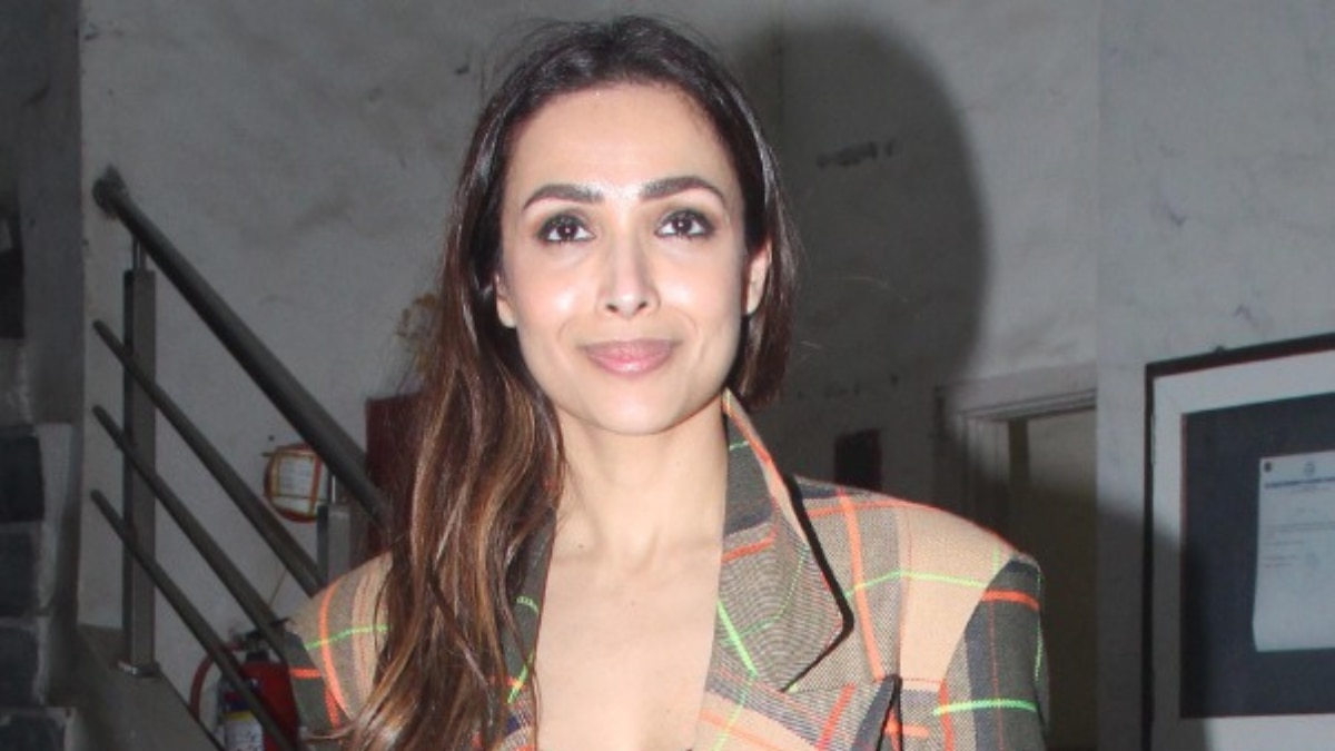 Malaika Arora looks like a million bucks in checkered overcoat for ...