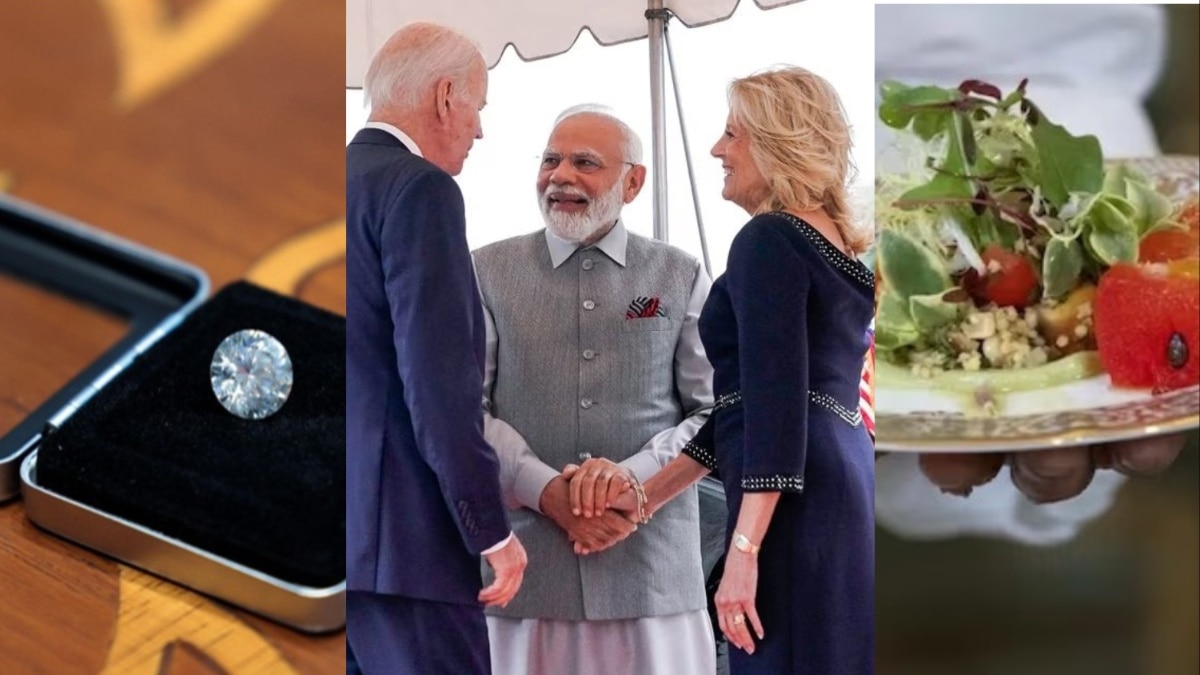 Pics: Bidens’ grand welcome for PM Modi in Washington, private dinner ...